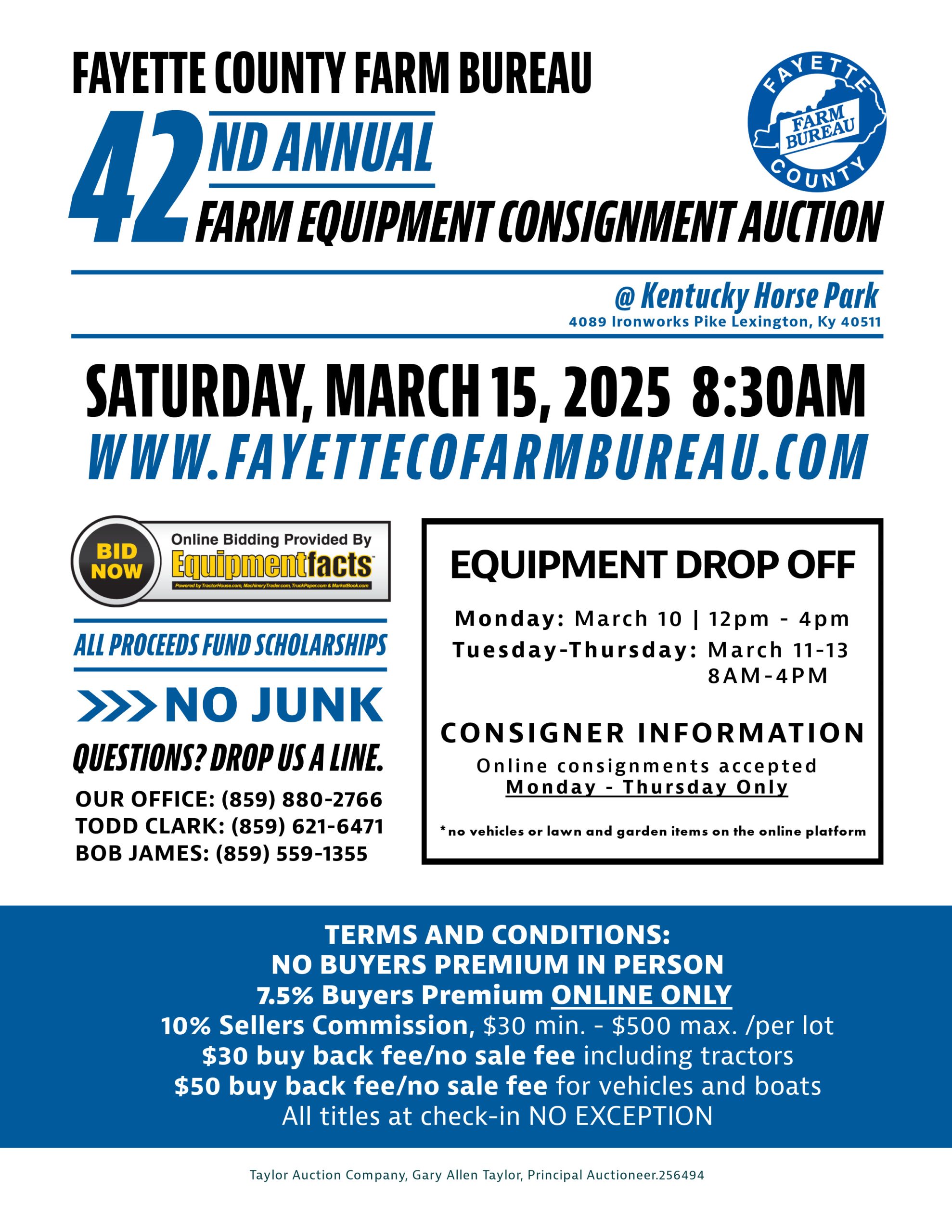 Auction – Fayette County Farm Bureau Federation